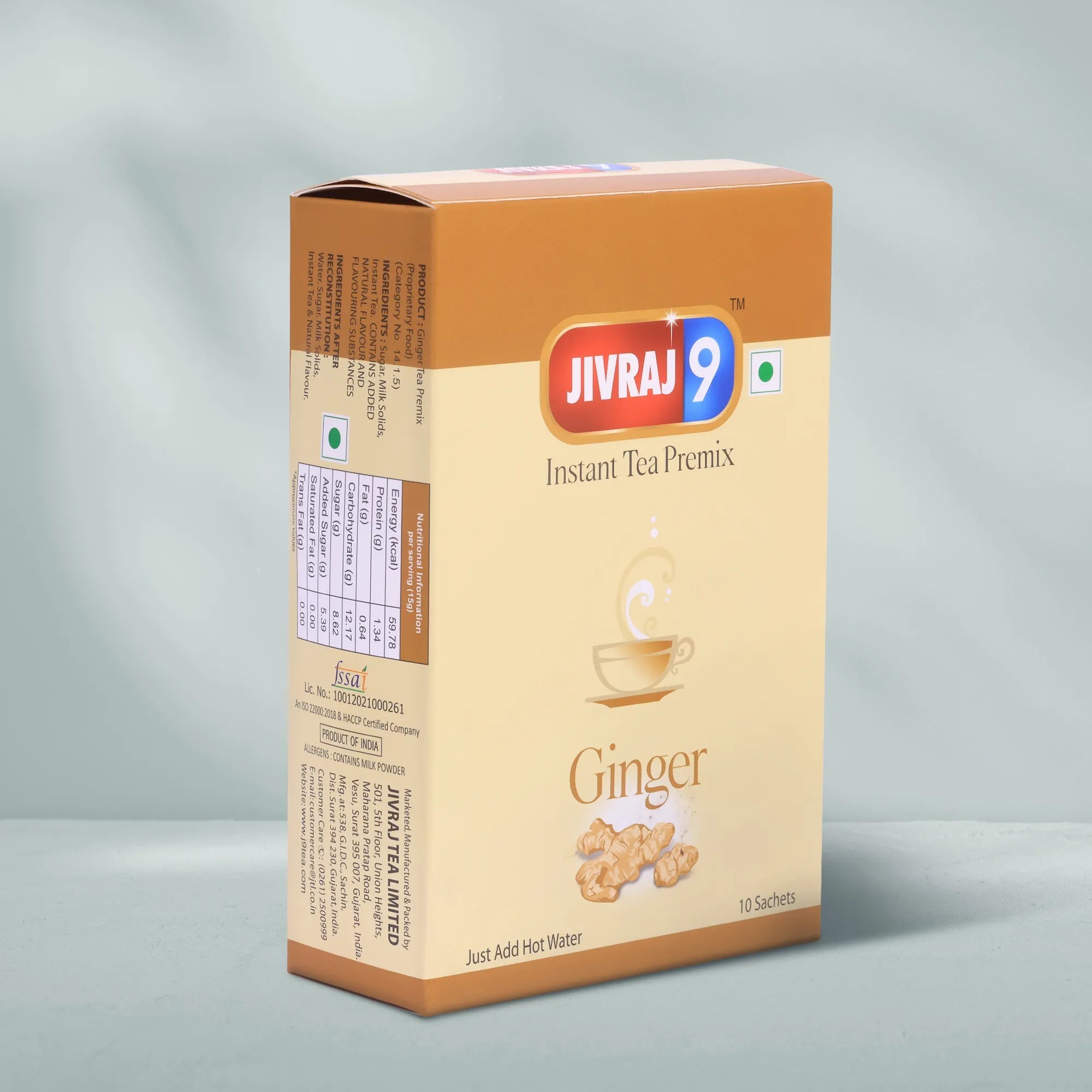 Buy Best Instant Ginger Tea Premix Online - Jivraj9 – Jivraj9 Tea