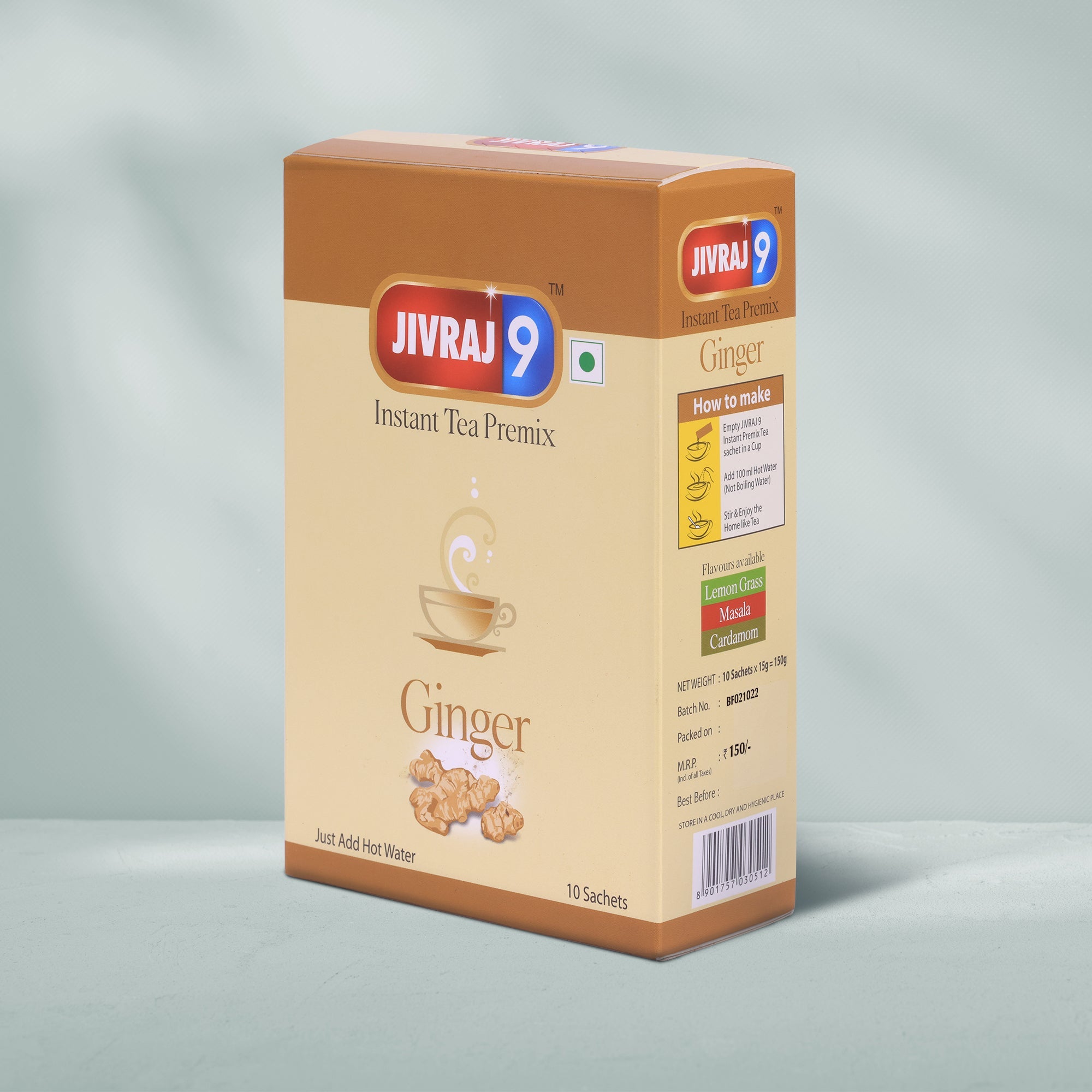 Buy Best Instant Ginger Tea Premix Online - Jivraj9 – Jivraj9 Tea